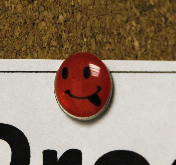 Baumgartens Smiley Face Smiley Face Pushpins 16 Pack ASSORTED Colors ...